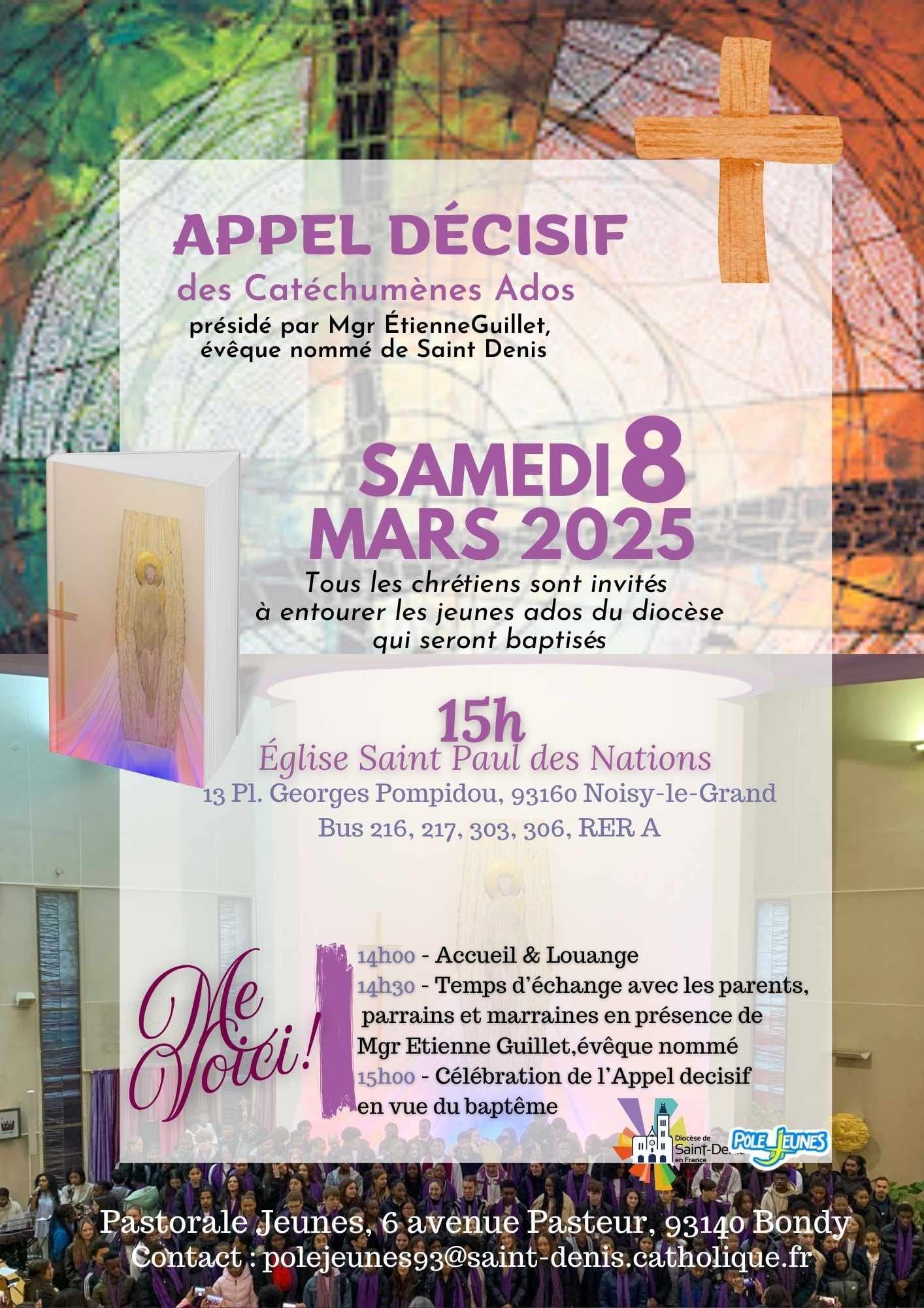 Appel décisif des jeunes catéchumènes ados - Diocèse Saint-Denis